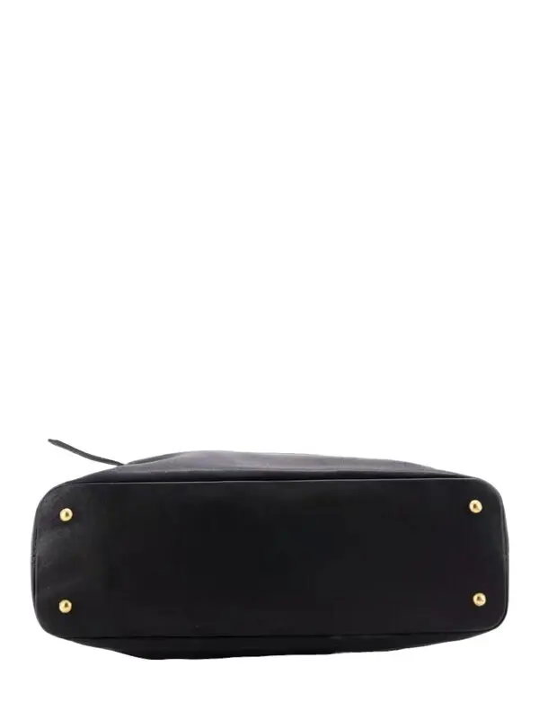 Miu Miu Aventure Leather Large Shoulder Bag - Black