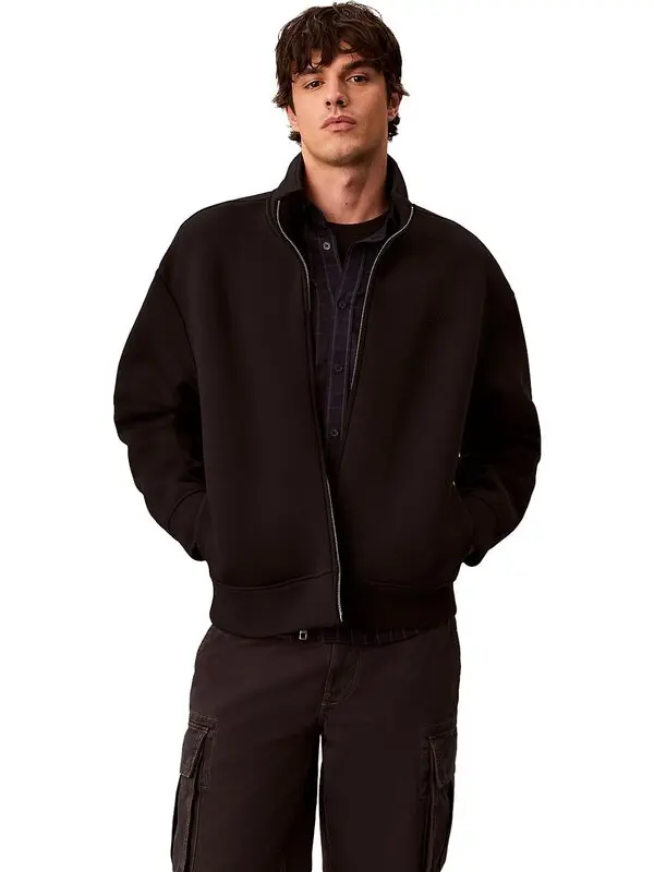 Calvin Klein Cooling Spacer Zip Jacket - Black