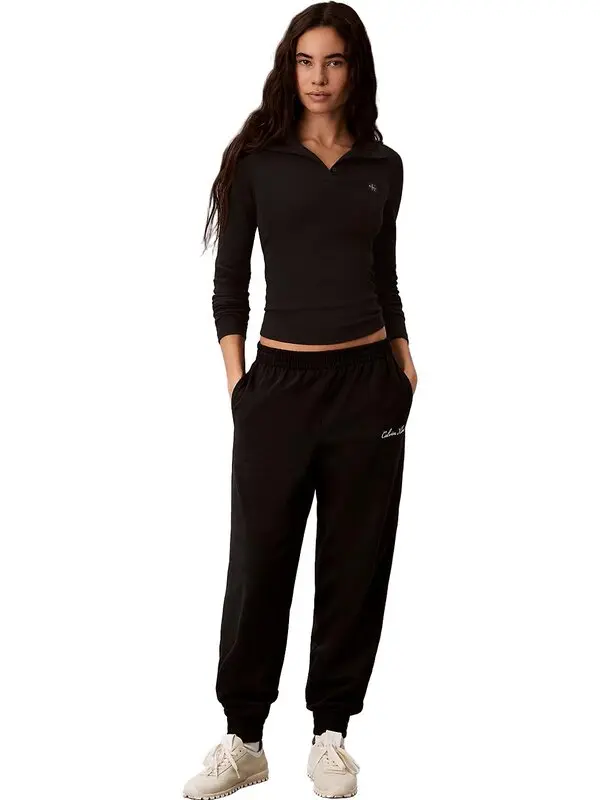 Calvin Klein Cotton Jersey Sweatpants - Black