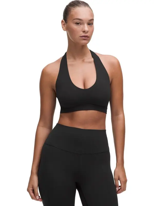 Lululemon Focuser Halter Bra - Black