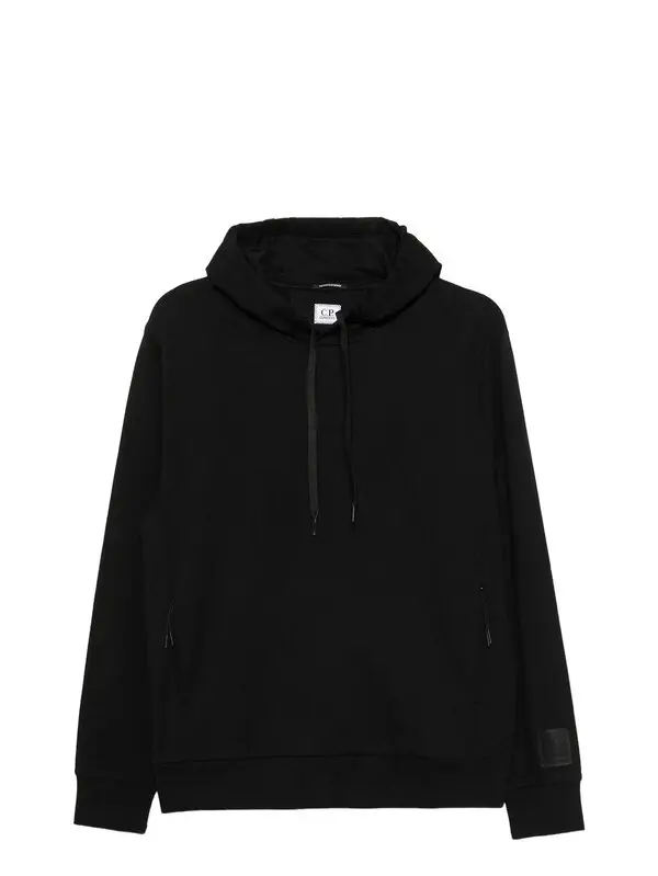 C.P. COMPANY Cotton Hoodie - Black
