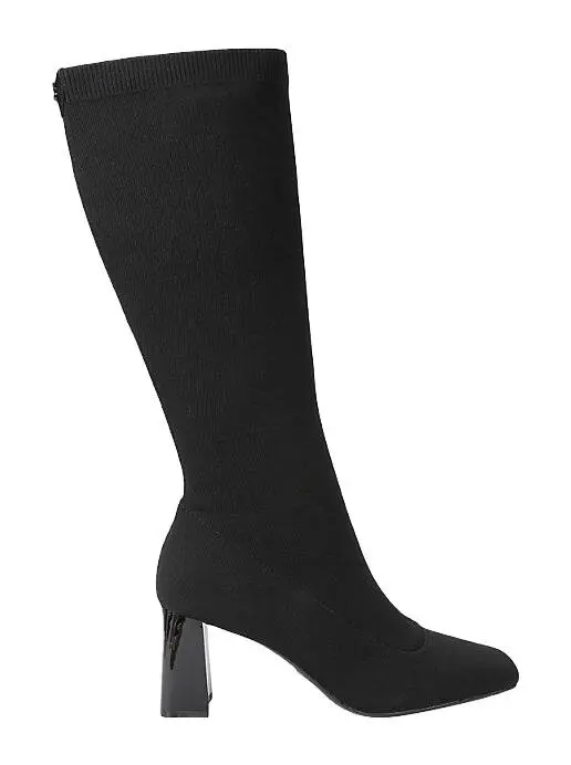 Carvela Rometta High-leg Leather Boots - Black/comb