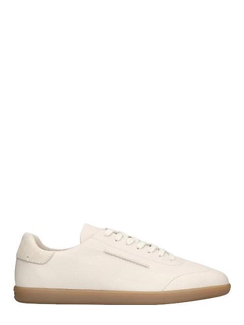 Ermenegildo Zegna 232 Grained Leather Trainers - Bone