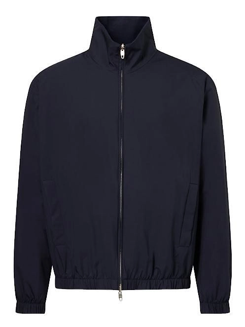 UMIT BENAN Reversible Silk Jacket - Dark Navy