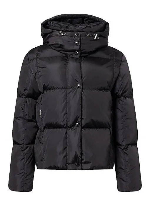 Moncler Castelnew Detachable-hood Shell Jacket - Black