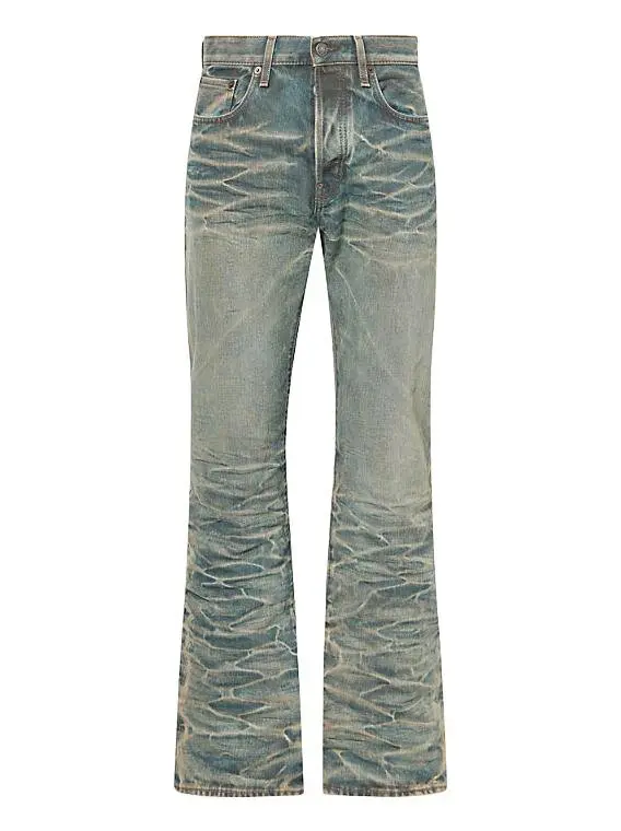 Acne Studios Straight-leg Denim Jeans - Mid Blue