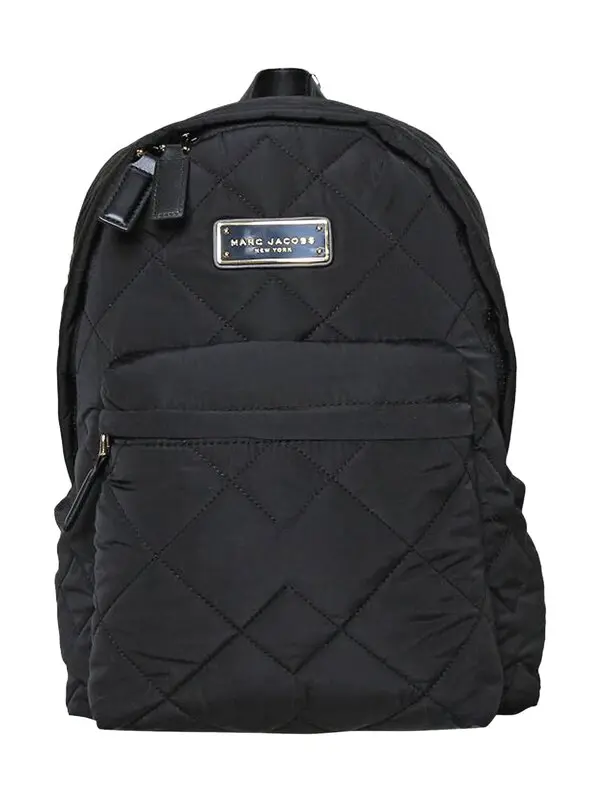 Marc Jacobs Quilted Nylon Backpack - Black