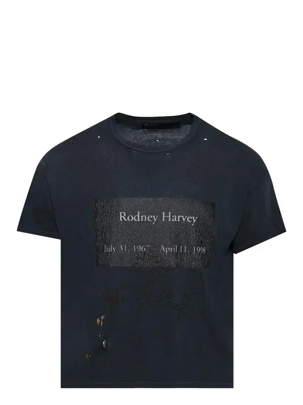PALY HOLLYWOOD Memorial Tee Distressed - Black
