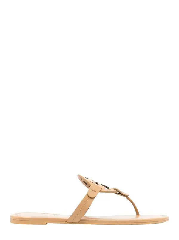 Tory Burch Miller Flat Sandals - Tan