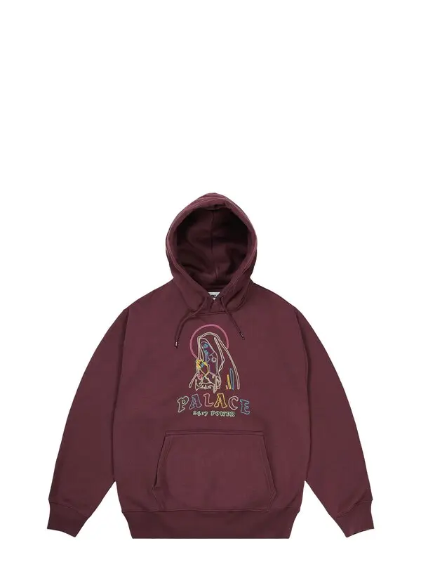 PALACE Pray For Us Hooded Sweatshirt - Red