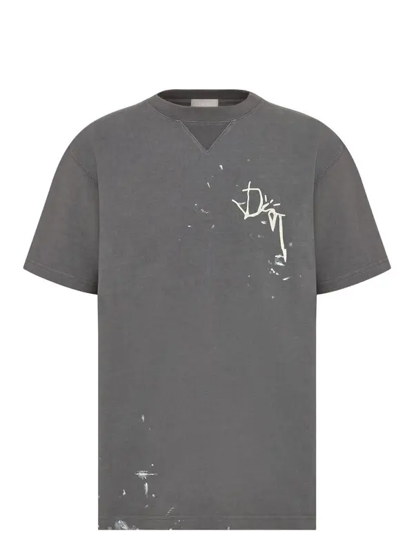 Dior X Cactus Jack Oversized T-shirt - Grey