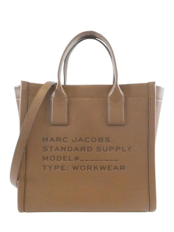 Marc Jacobs Leather Tote Bag - Tan