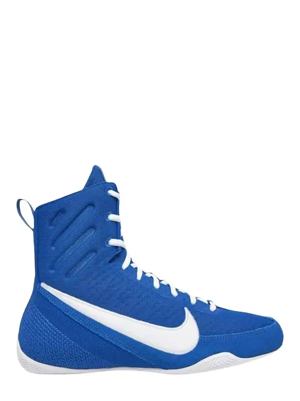 Nike Machomai 3 High Top Athletic Shoes - Blue