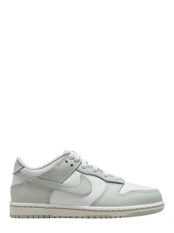 Nike Dunk Low Gs 'photon Dust Light Silver' Sneakers - White