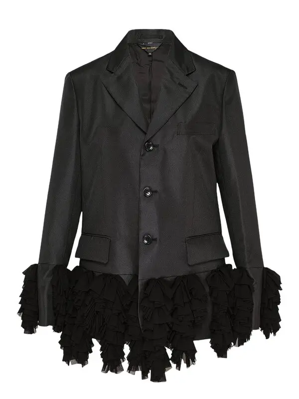 Comme Des Garçons Buttons Jacket - Black
