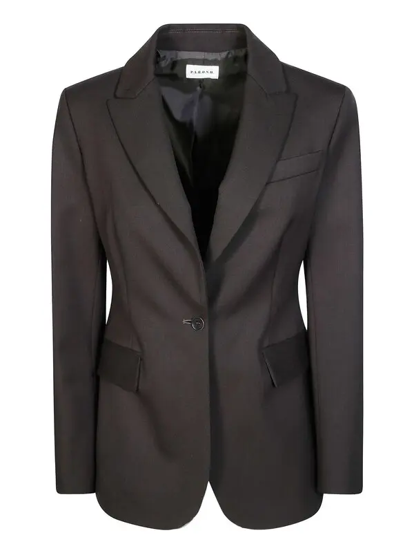 PAROSH Sallia Bi-stretch Wool Jacket - Marrone