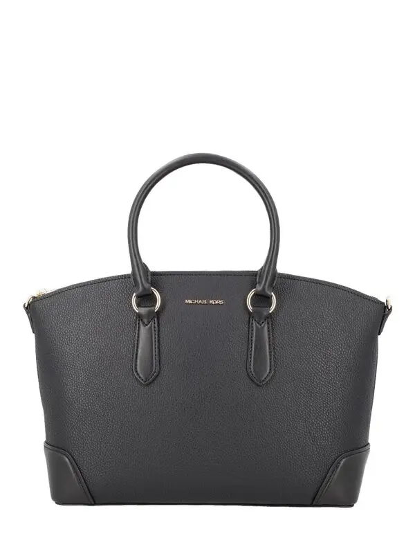 Michael Kors Pebbled Faux Leather Tote Bag - Black