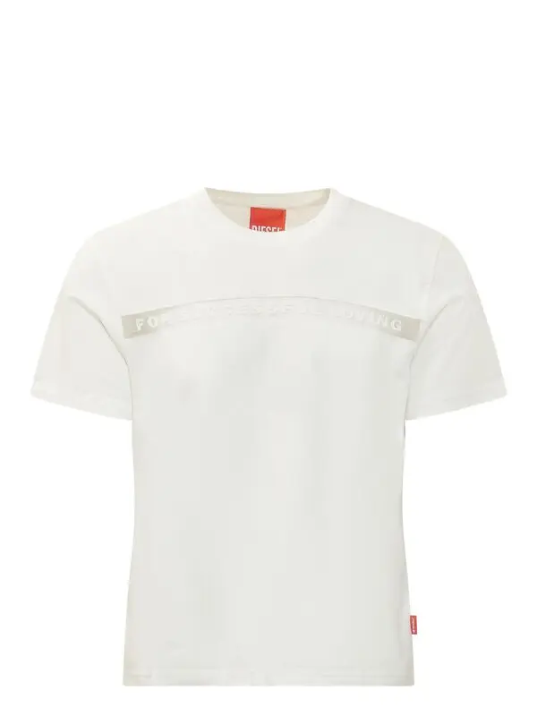 DIESEL® T-nots" Graphic T-shirt - Bianco