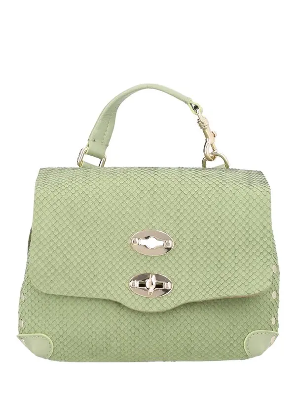 ZANELLATO Textured Leather Top-handle Satchel - Green
