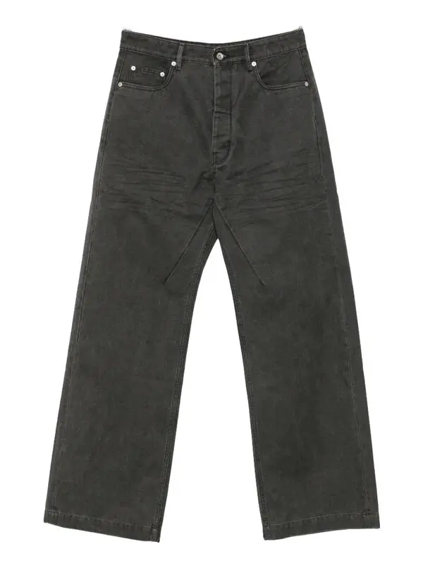Rick Owens Loose Fit Cotton Jeans - Grigio