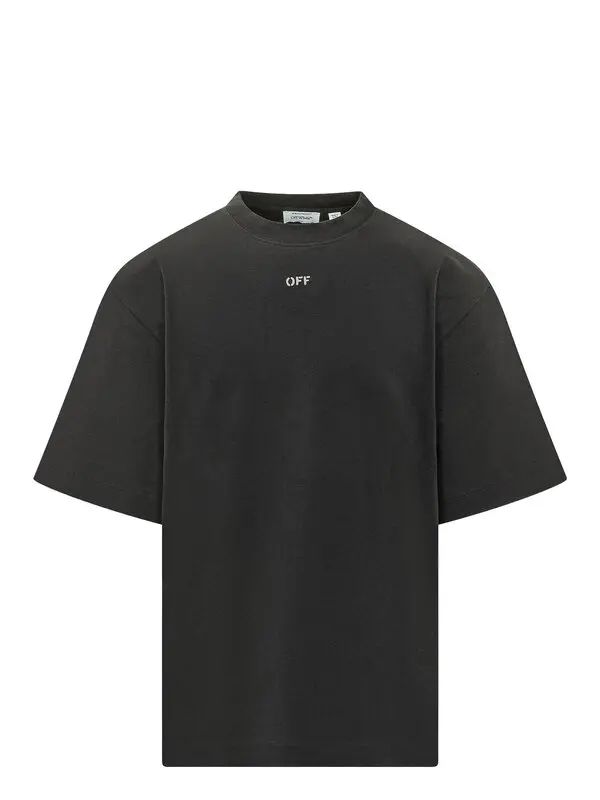 Off-White Negative Arrow Short Sleeve T-shirt - Black
