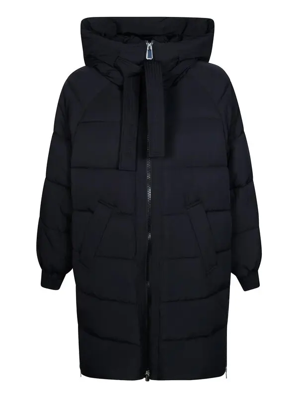 Pinko Dalia Quilted Technical Fabric Padded Jacket - Nero