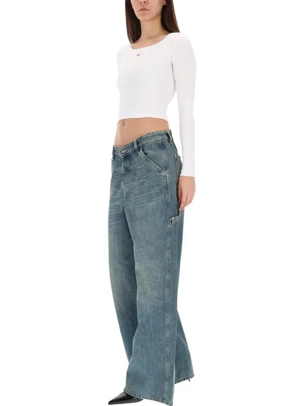 DIESEL® Wide-leg Jeans - Denim