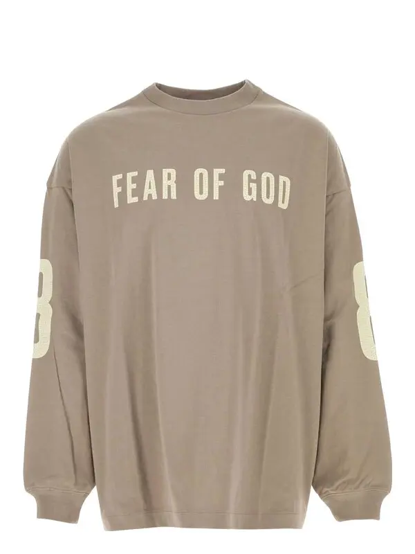 Fear Of God Cotton Oversize T-shirt - Grey