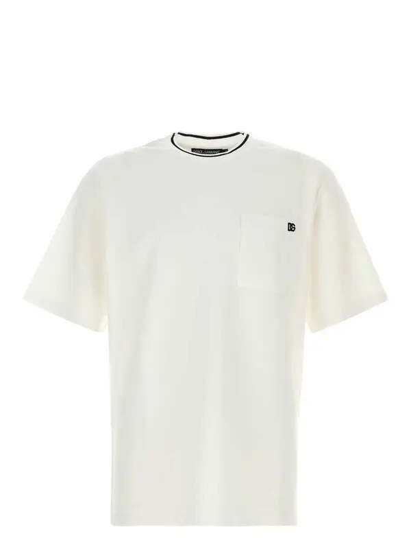 Dolce & Gabbana Piquet T-shirt For In 100% Cotton - Black