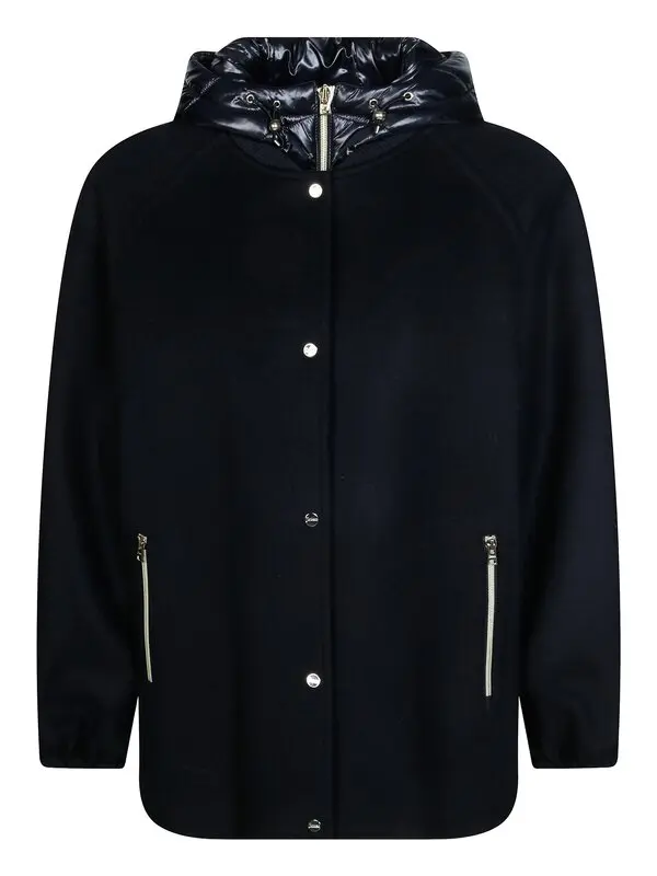 Herno Down Jacket With Hood - Nero