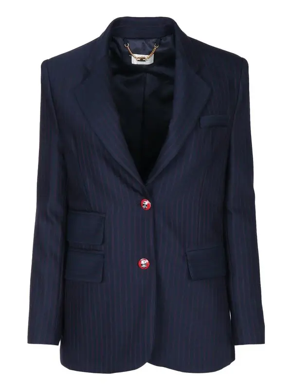 Elisabetta Franchi Tailored Single-breasted Blazer - Blunotteredpassion