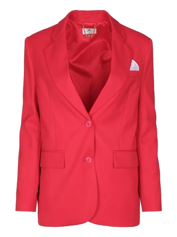Elisabetta Franchi Tailored Single-breasted Blazer - Redpassion