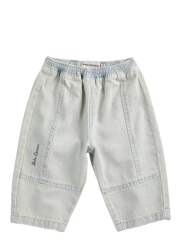 BOBO CHOSES Mini Denim Pants For Little Explorers - Blue