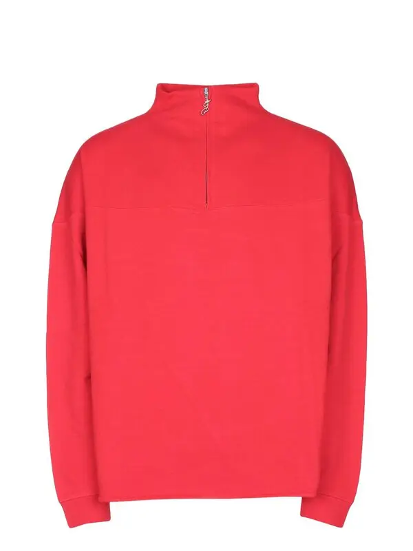 Jacquemus Rounded Square Crewneck Sweatshirt - Red