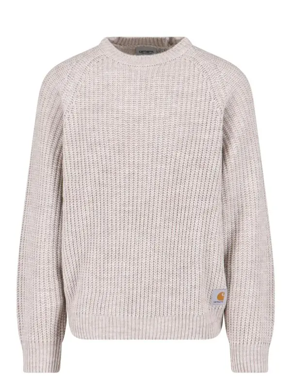 Carhartt Work In Progress Rib-knit Crewneck Sweater - White