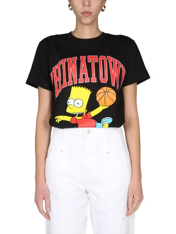 CHINATOWN MARKET X THE SIMPSONS Air Bart T-shirt Crew Neck - Black