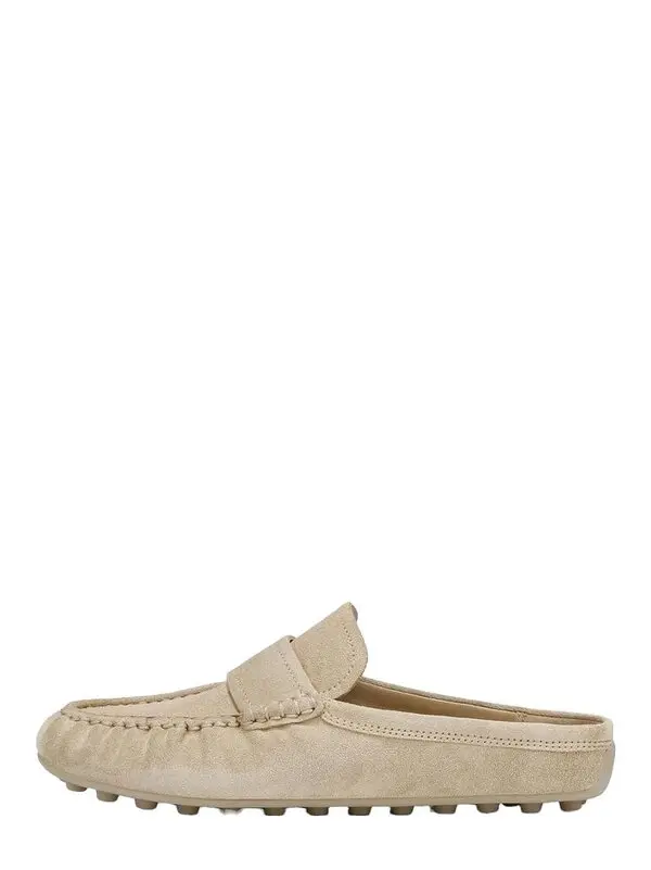 Vince Berkley Suede Driver Mules - Dune
