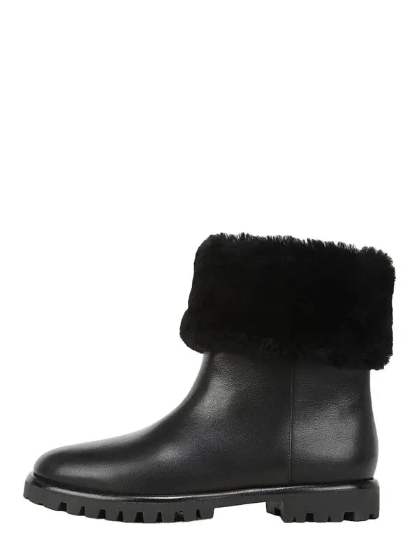 Vince Cameron Shearling Ankle Boot - Black