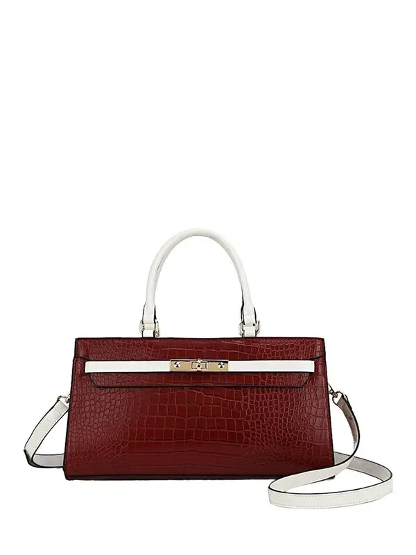 MKF COLLECTION - J'OMOR Colby Satchel Bag - Red