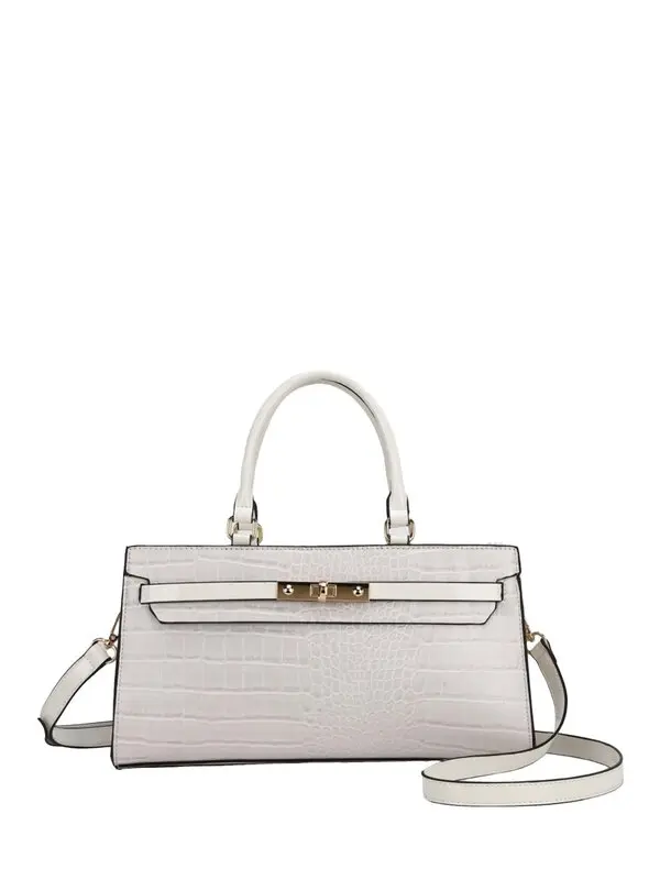 MKF COLLECTION - J'OMOR Colby Satchel Bag - White