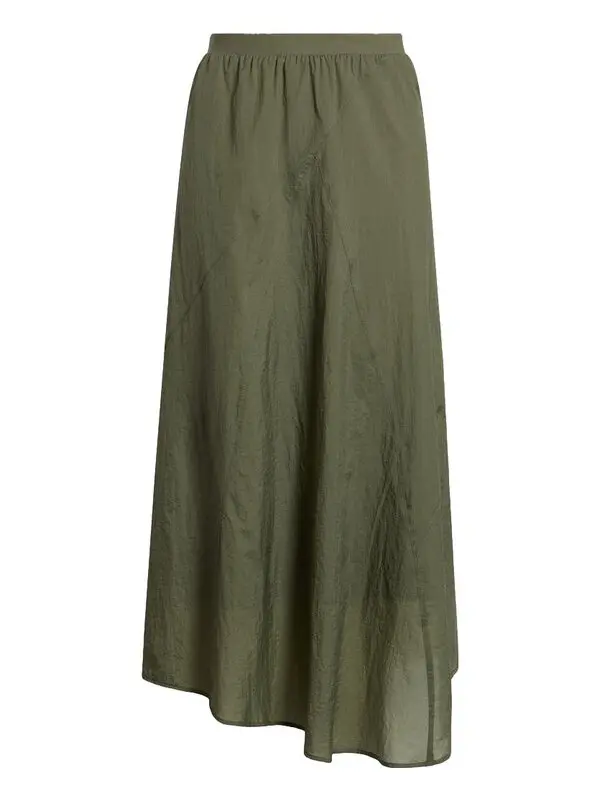 Bernardo Handkerchief Hem Midi Skirt - Clover
