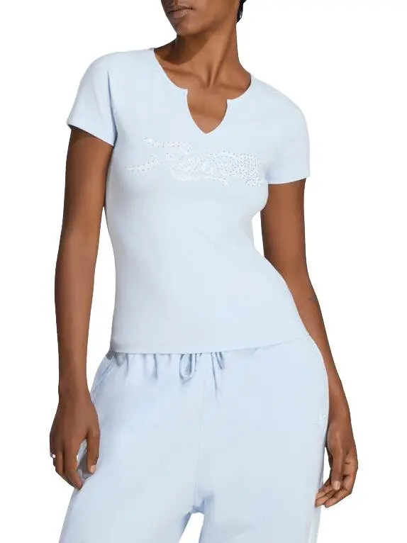 ADIDAS ORIGINALS Crystal Logo Graphic Slim T-shirt - Crystalsky