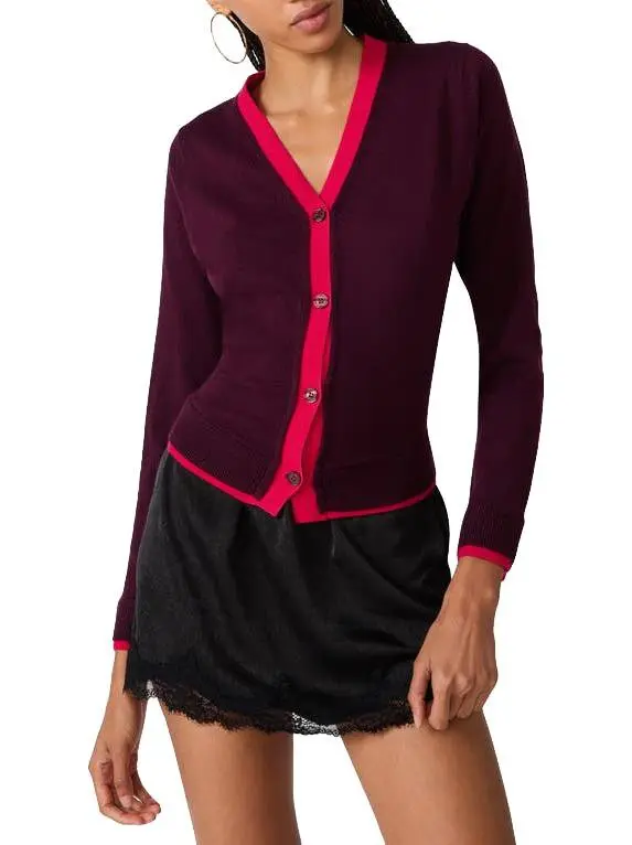 Steve Madden Arwen Cardigan - Deep Fig
