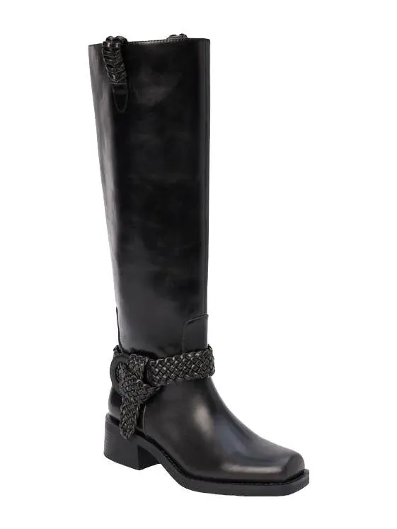 Matisse Cheyenne Faux Leather Tall Boots - Black