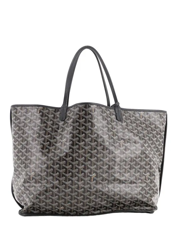 Goyard Anjou Reversible Tote Coated Canvas Gm - Black