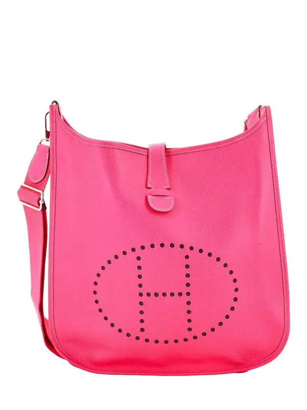 Hermès Evelyne Bag Gen Iii Epsom Gm - Pink