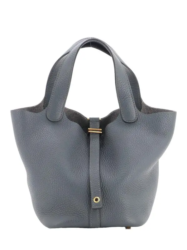 Hermès Picotin Lock Bag Clemence Pm - Blue