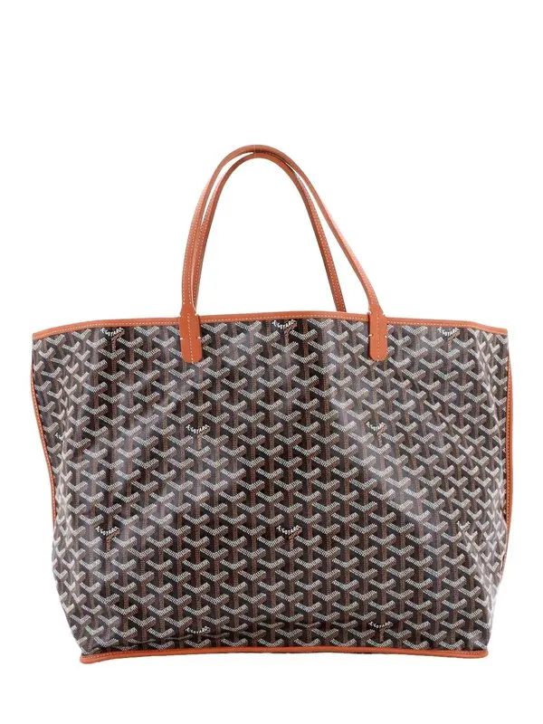 Goyard Anjou Reversible Tote Coated Canvas Gm - Black