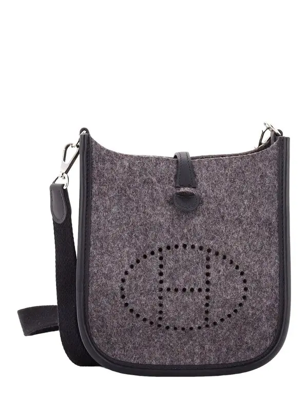 Hermès Evelyne Bag Gen Iii Felt Tpm - Grey