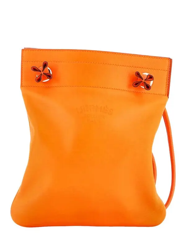 Hermès Aline Bag Milo Lambskin And Swift Mini - Orange